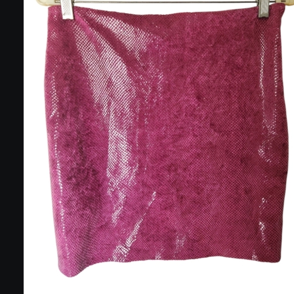 Emma Black | Skirts | Emma Black Y2k Fuchsia Pencil Skirt 4 | Poshmark